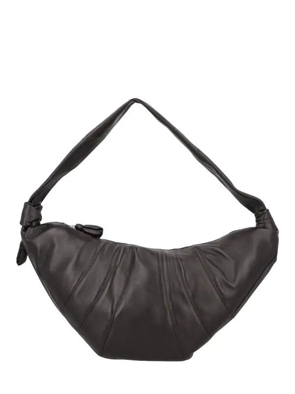 LEMAIRE Croissant Leather Shoulder Bag - Brown