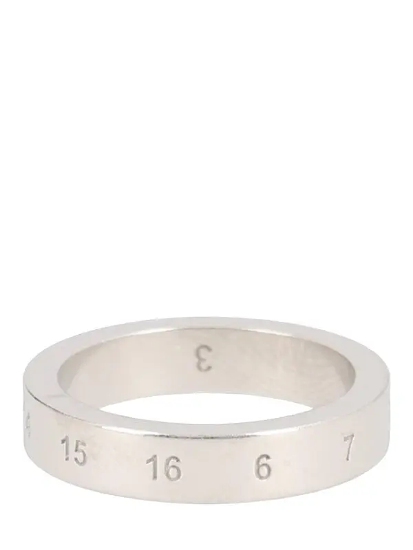 MAISON MARGIELA Logo Ring - Silver