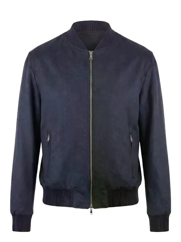 ARTE ANTWERP Cashmere Bomber Jacket - Blue