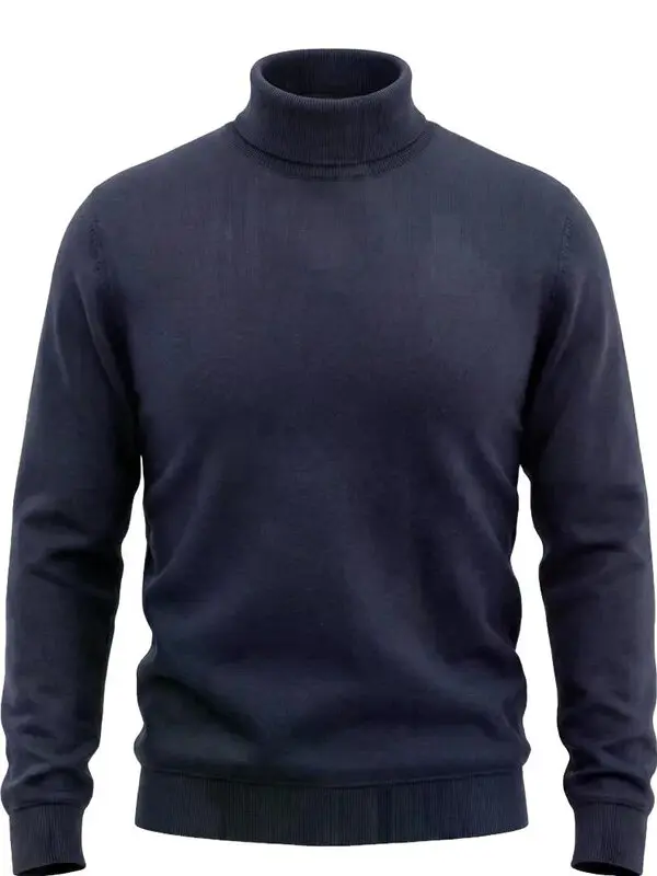 Altea Roll-neck Wool Sweater - Blue