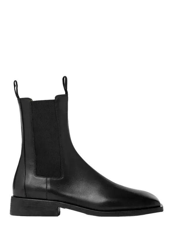 Marsèll Square-toe Chelsea Boots - Black