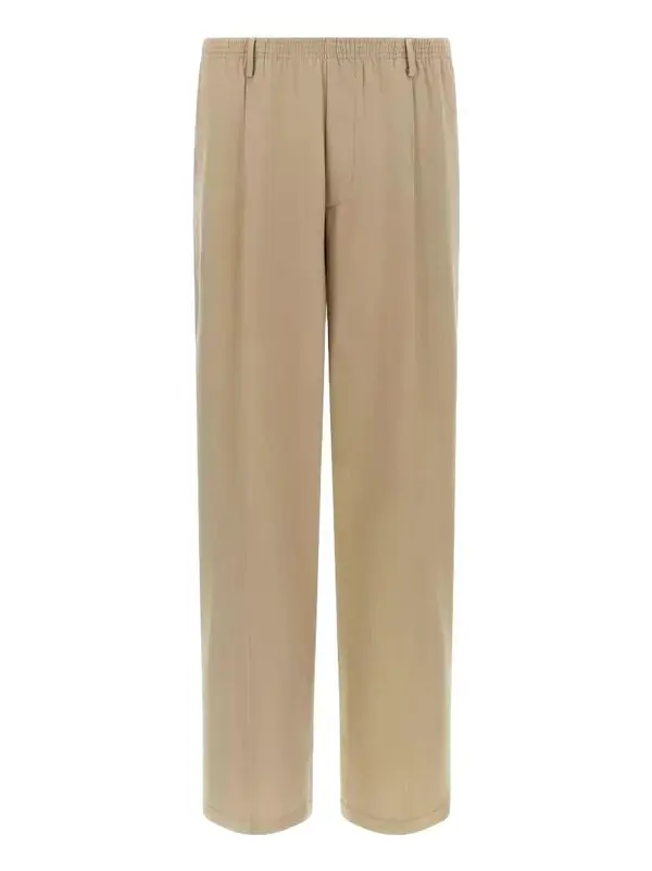 CELLAR DOOR Ezio Pleated Trousers - Neutrals