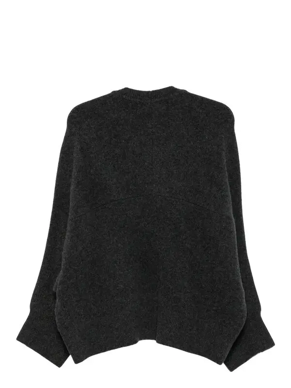Christian Wijnants Seam-detail Crew-neck Sweater - Grey