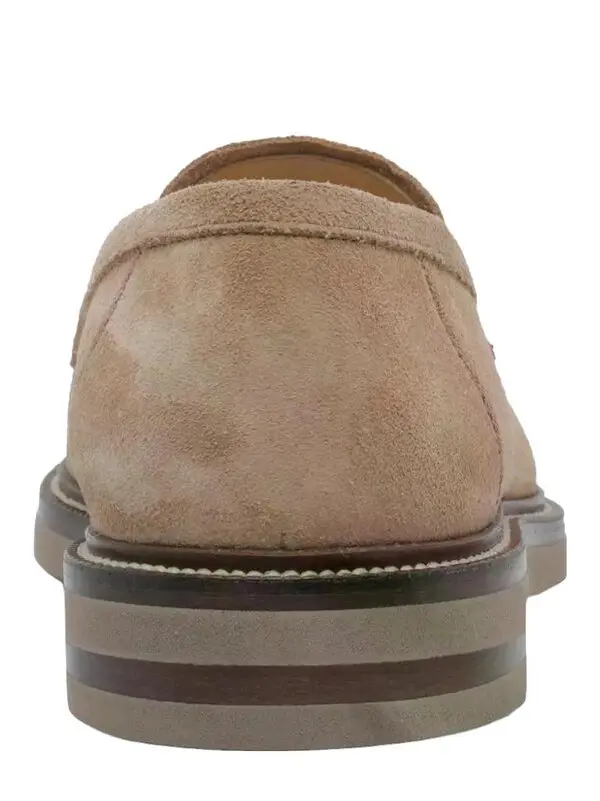 Brunello Cucinelli Suede Loafers - Neutrals