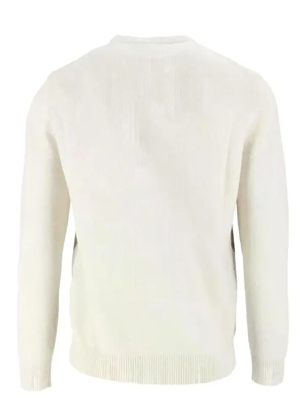 BALLANTYNE Argyle-intarsia Sweater - Neutrals