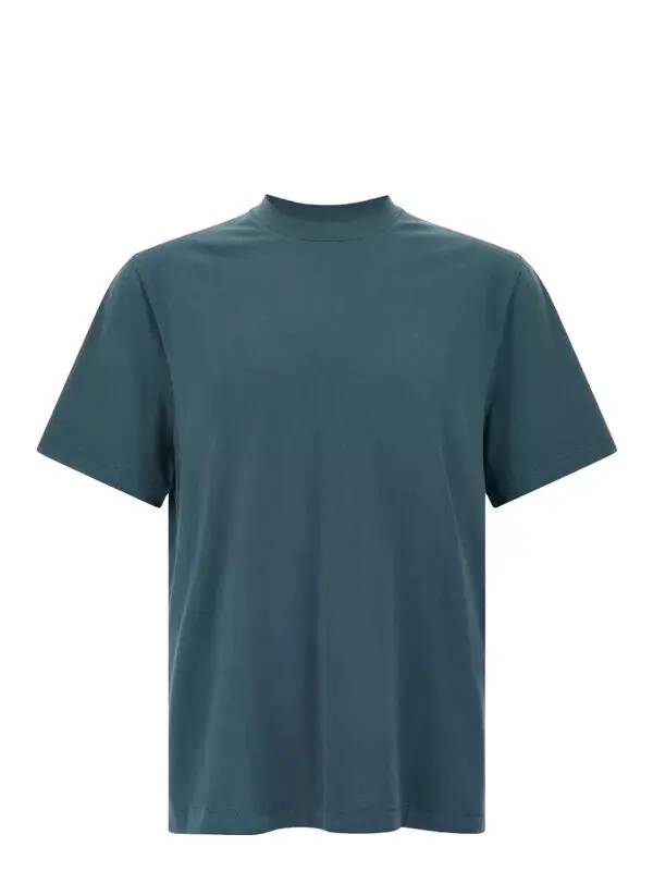 Brioni Logo-embroidered T-shirt - Blue