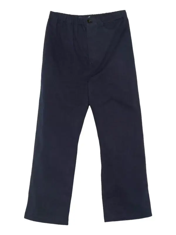 Sofie D'hoore Elasticated Straight-leg Trousers - Blue