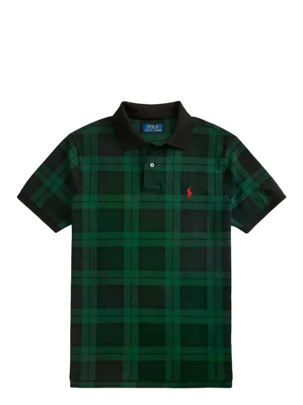 Polo Ralph Lauren Plaid-pattern Polo Shirt - Green