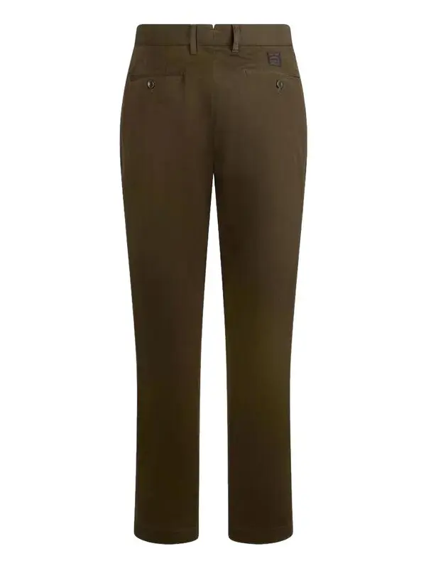 SLOWEAR Pleated Straight-leg Trousers - Brown