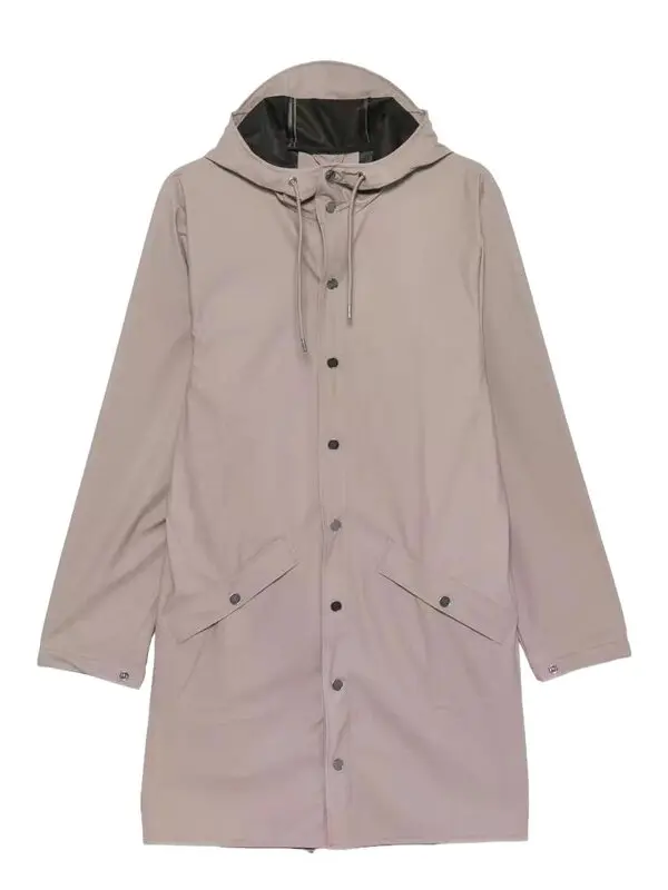 Rains Long Jacket W3 Coat - Neutrals