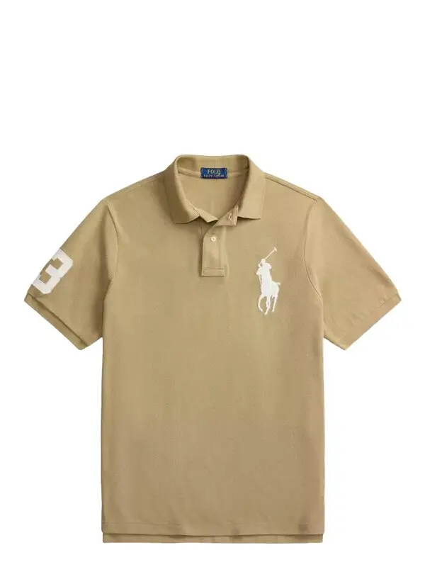 Polo Ralph Lauren Big Pony Mesh Polo Shirt - Brown
