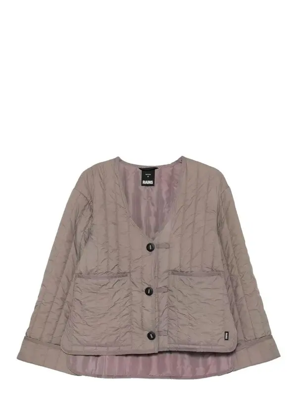 Rains Banja Quilted Jacket - Grey