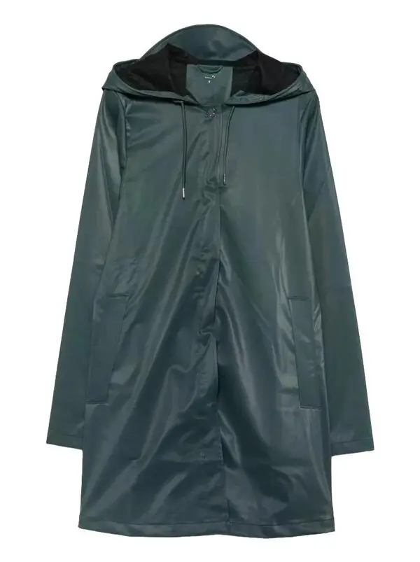 Rains A-line Trench Coat - Green