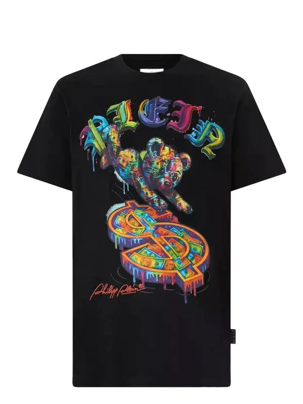Philipp Plein Teddy Dollar T-shirt - Black