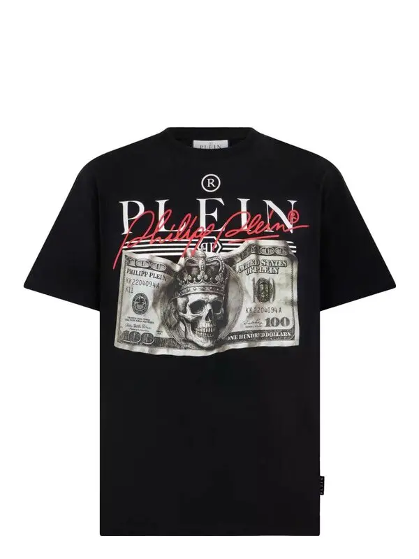 Philipp Plein Dollar Signature T-shirt - Black