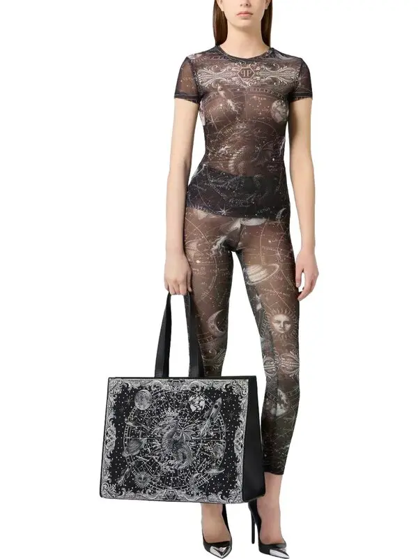 Philipp Plein Zodiac Leggings - Grey