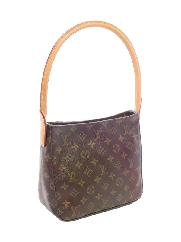 LOUIS VUITTON Looping Mm Monogram Shoulder Bag - Brown
