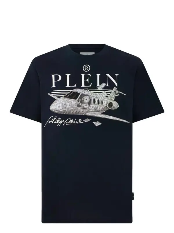 Philipp Plein Round-neck T-shirt - Blue