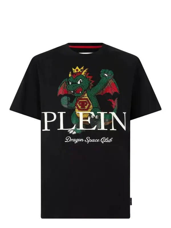 Philipp Plein Plein Dragon Stones T-shirt - Black