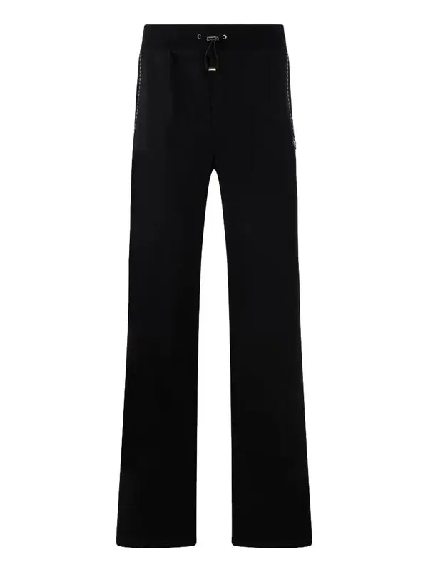 Philipp Plein Contrast-stitching Track Pants - Black