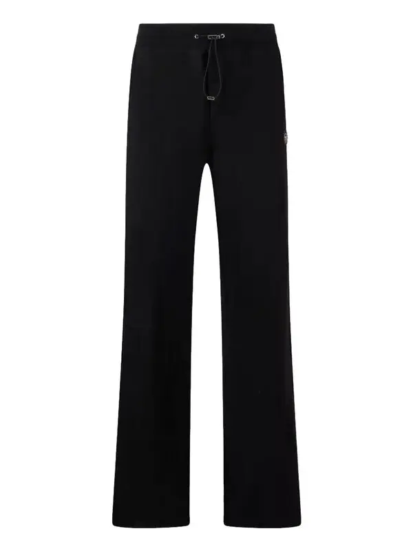 Philipp Plein Track Pants Contrast Stitching - Black