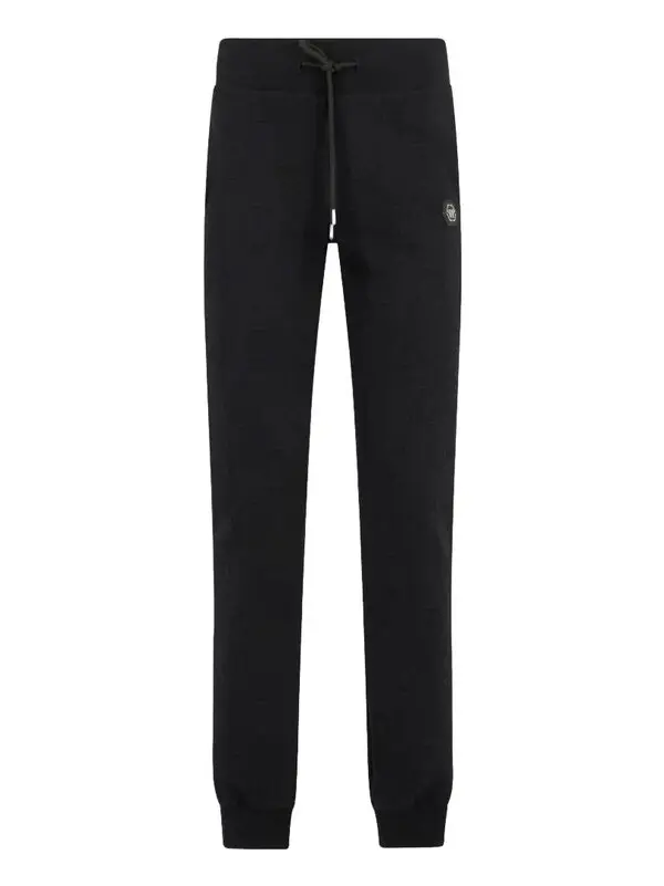 Philipp Plein Monogram-jacquard Track Pants - Black