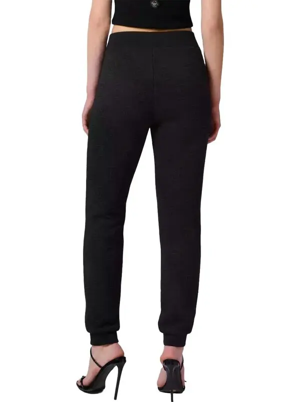 Philipp Plein Monogram-jacquard Track Pants - Black