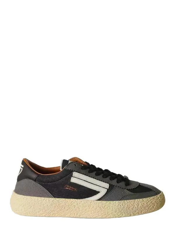 PURAAI 1.01 Vintage Panelled Ripstop Sneakers - Grey