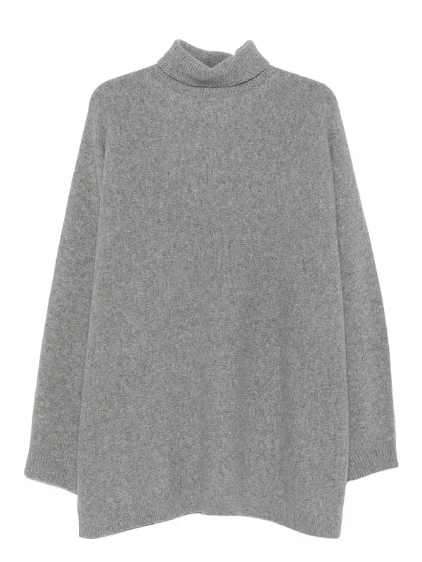 Sofie D'hoore Roll-neck Knitted Sweater - Grey