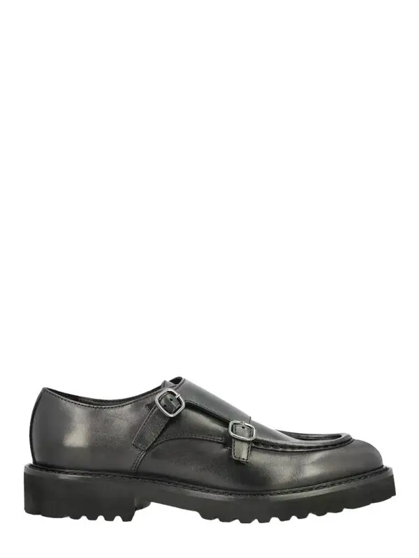 DOUCAL'S Double-strap Monk Shoes - Black