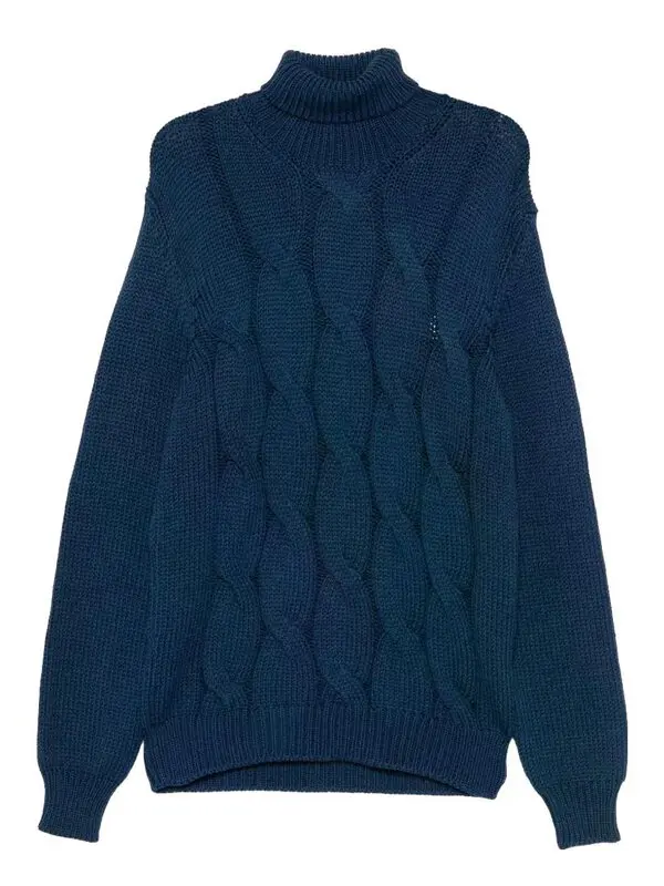 Herno Turtleneck Sweater - Blue