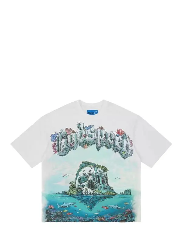 GODSPEED Island Ii Graphic-print T-shirt - White