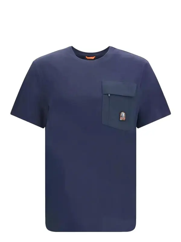 PARAJUMPERS Mojave 2.0 Logo-patch T-shirt - Blue