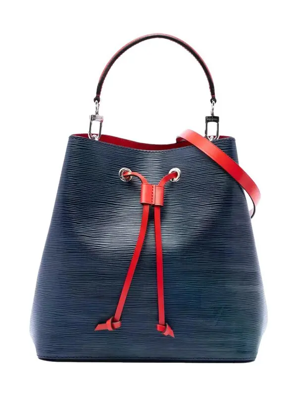 LOUIS VUITTON Epi Neonoe Mm Bucket Bag - Blue