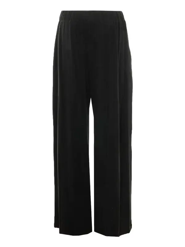 ELE Elasticated Loose-fit Track Pants - Black