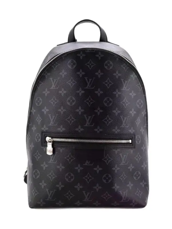 LOUIS VUITTON Discovery Slim Monogram Eclipse Canvas Backpack - Black