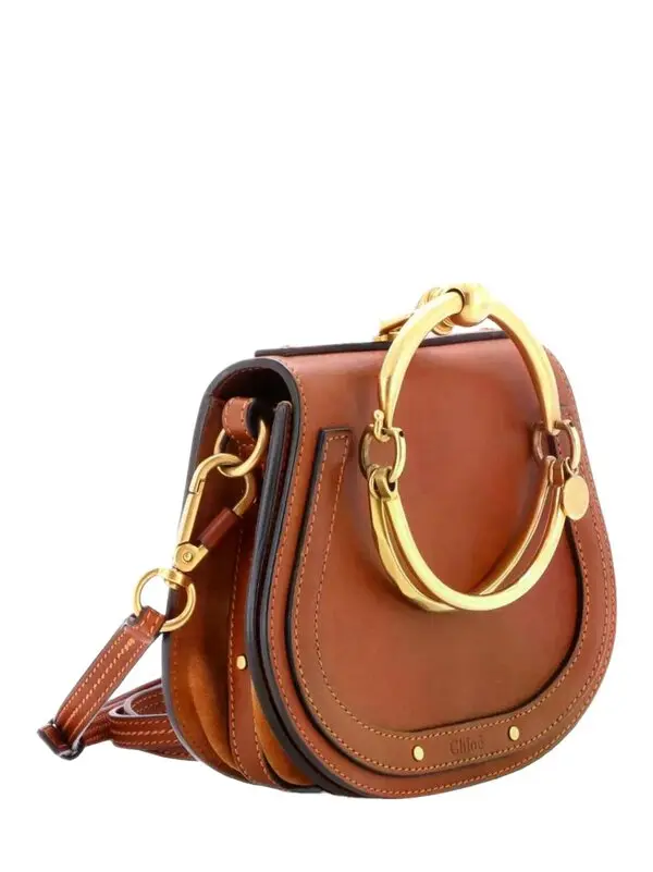 Chloé Leather Small Crossbody Bag - Brown