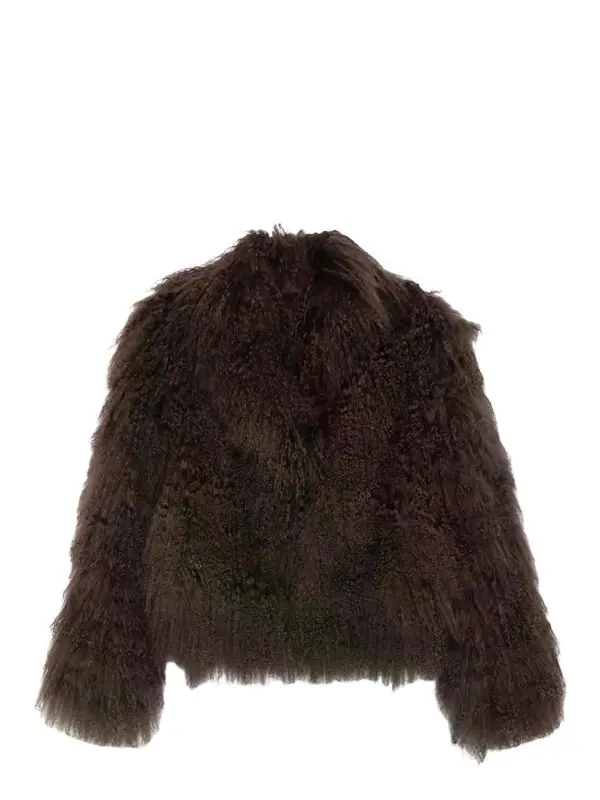 LISKA Tibetan Fur Jacket - Brown