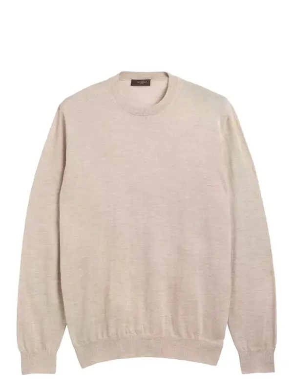 SLOWEAR Crew-neck Slim-fit Sweater - Neutrals