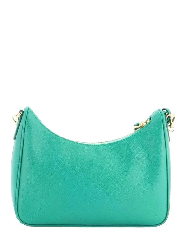 Prada Re-edition 2005 Saffiano Leather Small Crossbody Bag - Green