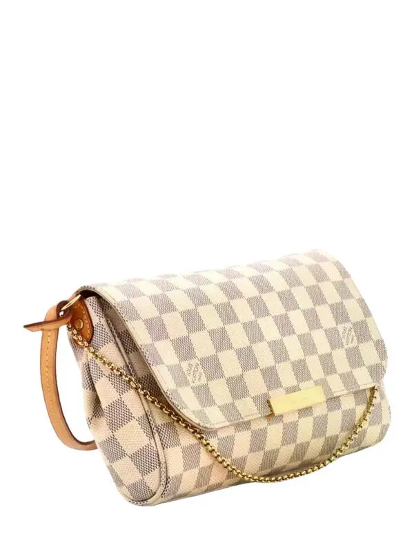 LOUIS VUITTON Favorite Damier Mm Crossbody Bag - White
