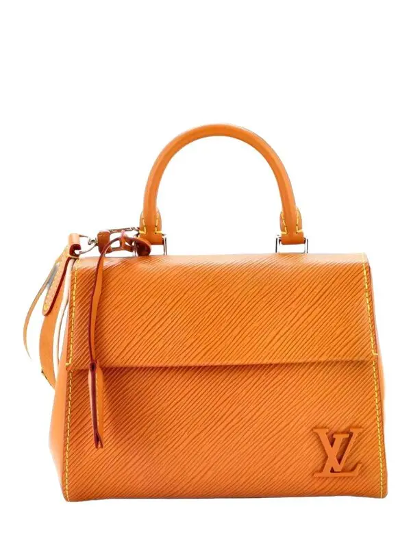 LOUIS VUITTON Epi Leather Cluny Top Handle Satchel - Brown