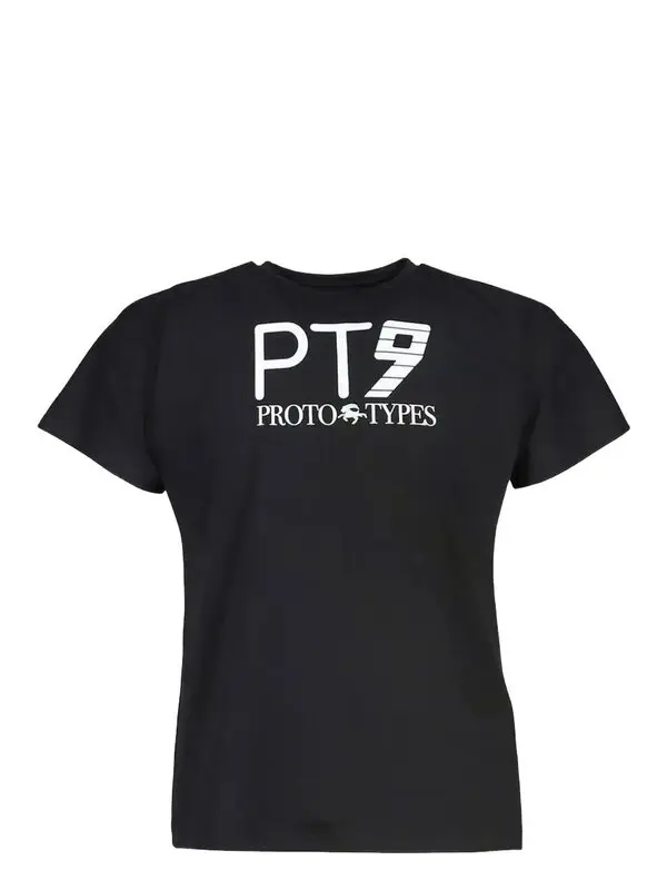 PROTOTYPES Pt9-print Crew-neck T-shirt - Black