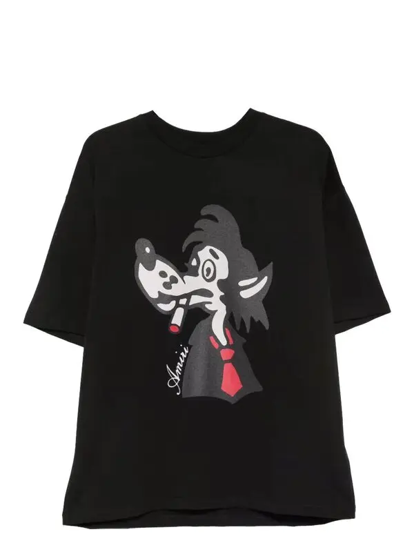 Amiri Smoking Wolf T-shirt - Black