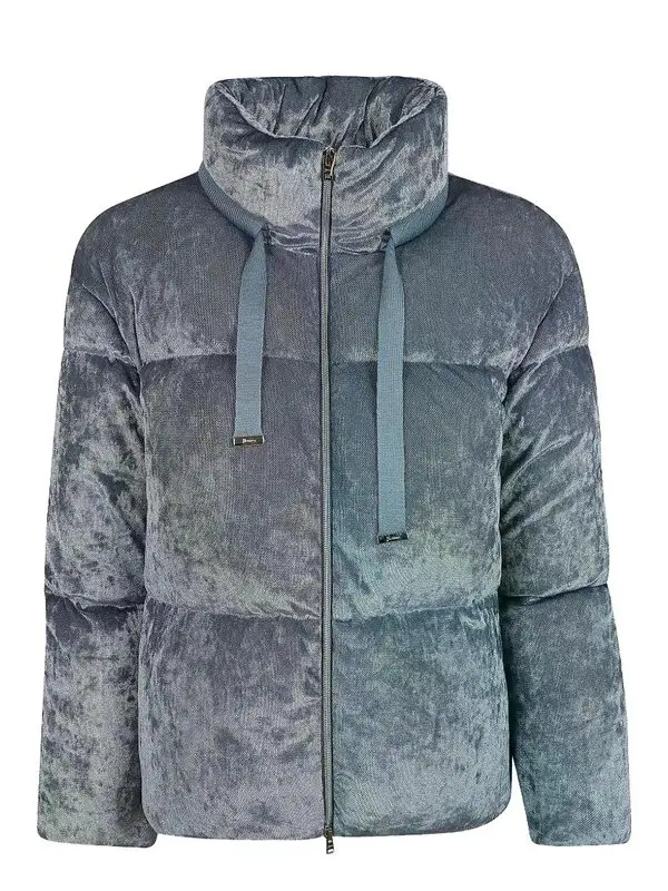 Herno Quilted Zip-fastening Jacket - Blue