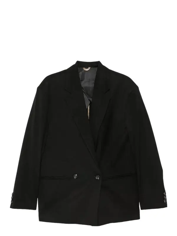 Imperial Double-breasted Jacket - Black