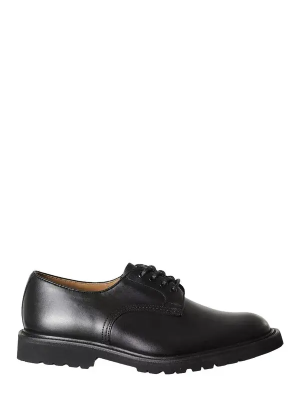 TRICKER'S Daniel Lace-up Leather Derby Shoes - Black