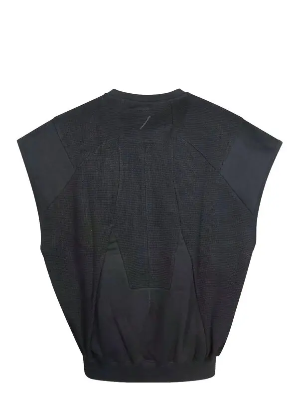 THOM KROM Panelled Sleeveless Tank Top - Black