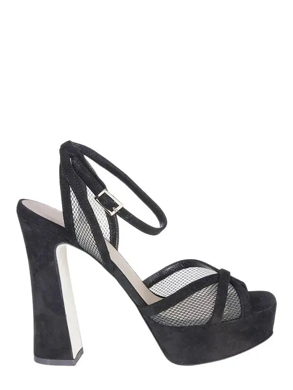 MALONE SOULIERS Sylvie Platform Sandals - Black