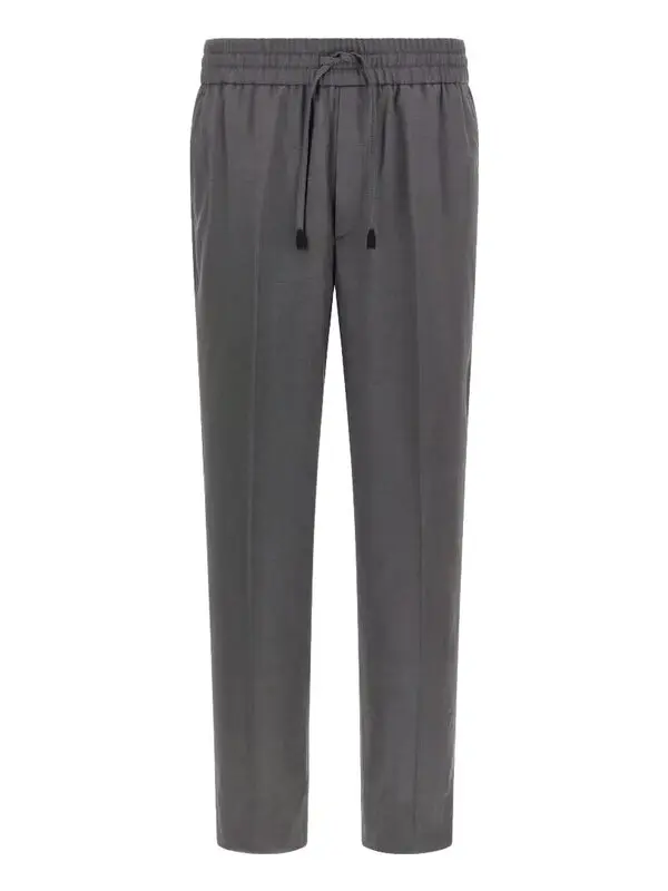 Brioni Asolo Drawstring-waist Trousers - Grey